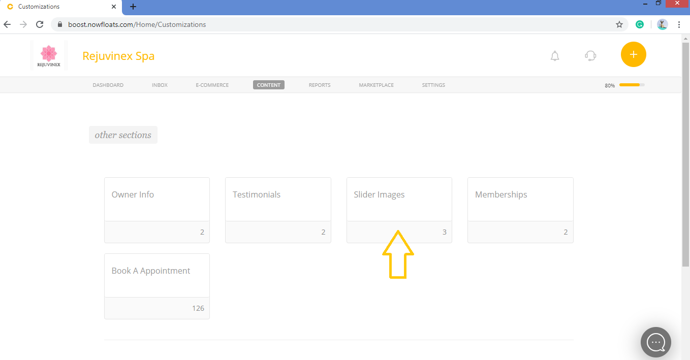 [How To] Add Slider Images to your SPA website using Boost Web. – NowFloats