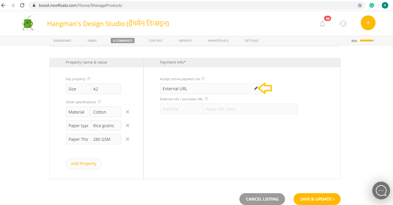 [How To] Add Product/Service to your website using Boost Web – NowFloats