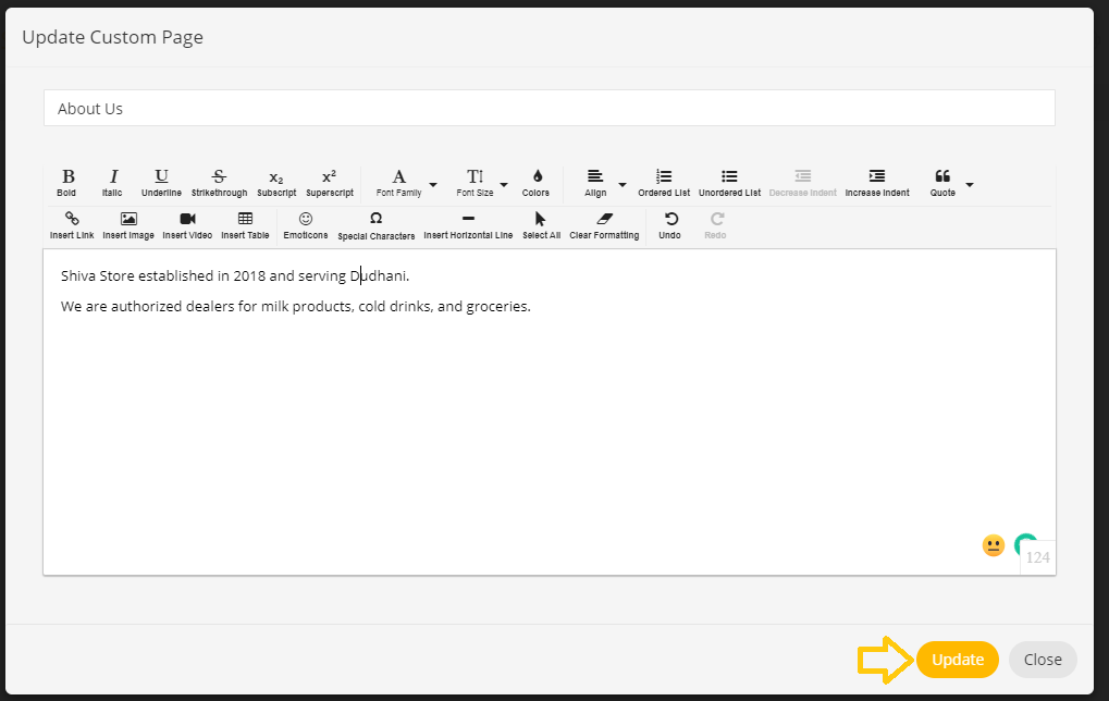 [How To] Edit Custom Page of your website using Boost Web – NowFloats