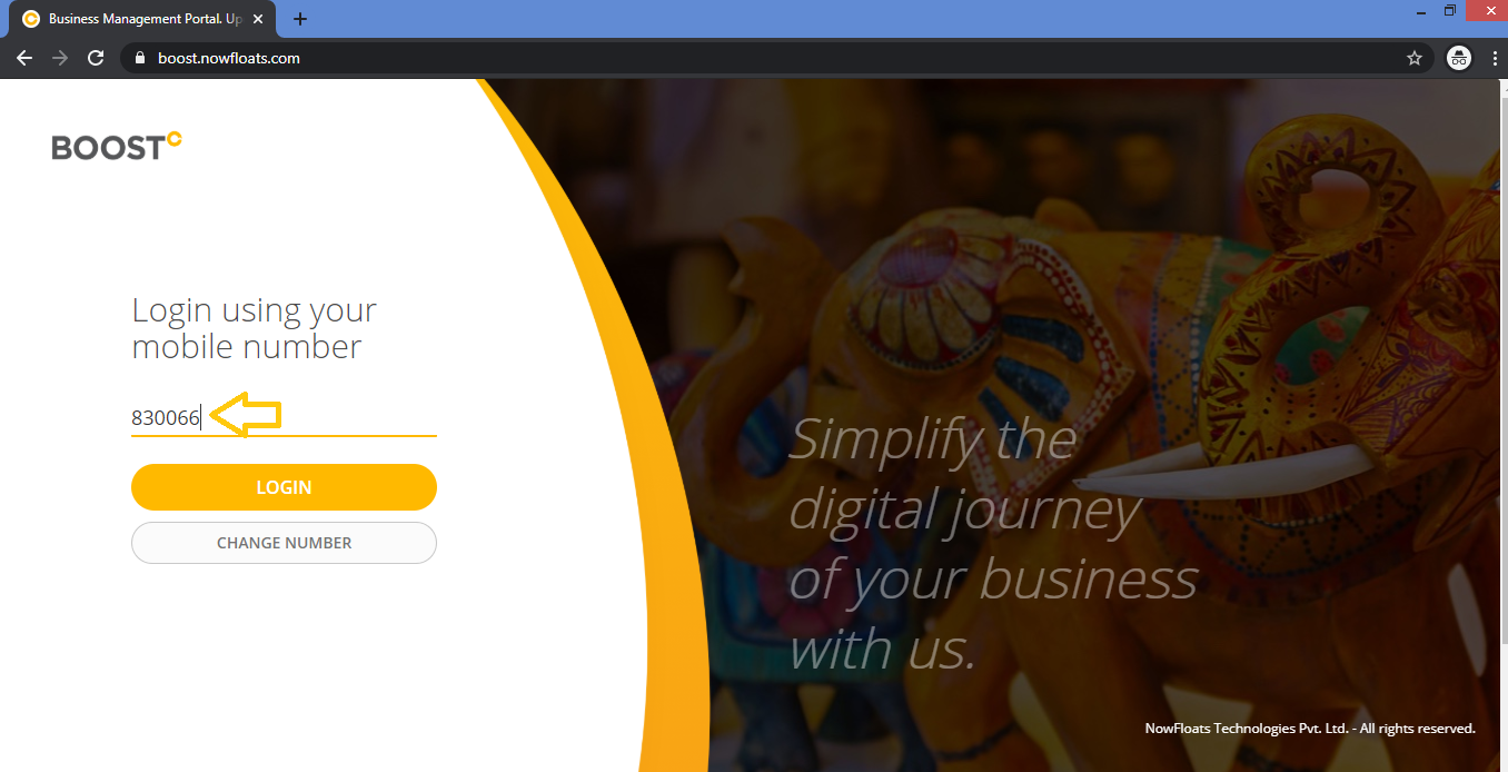 [How To] Login to your Boost Account Via Mobile Number & OTP – NowFloats