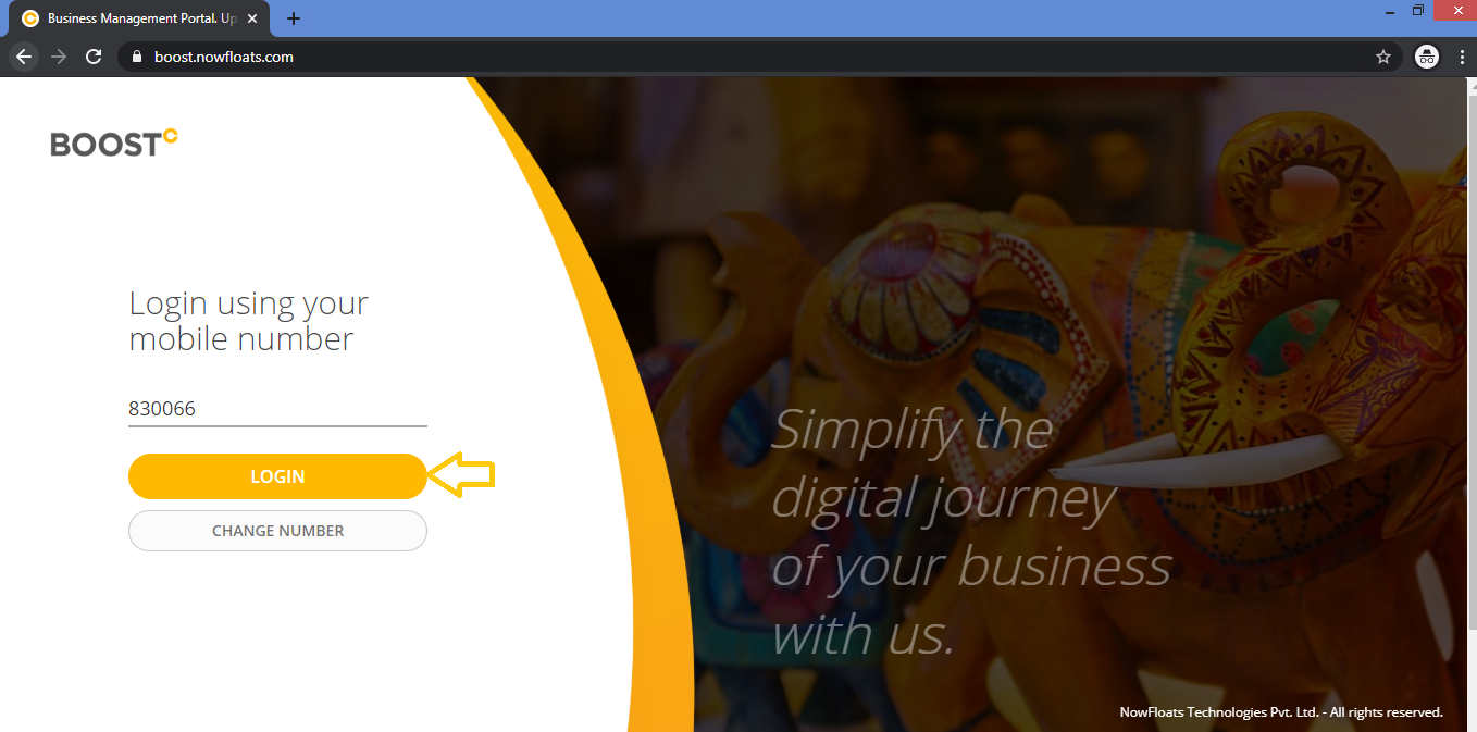 [How To] Login to your Boost Account Via Mobile Number & OTP – NowFloats