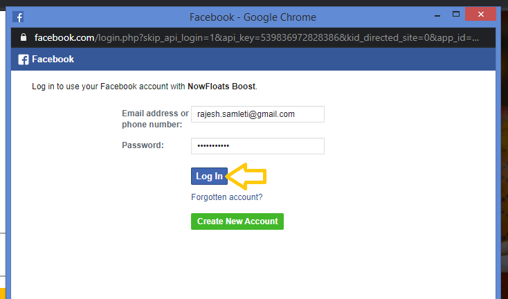 [How To] Login to your Boost Account Via Facebook – NowFloats