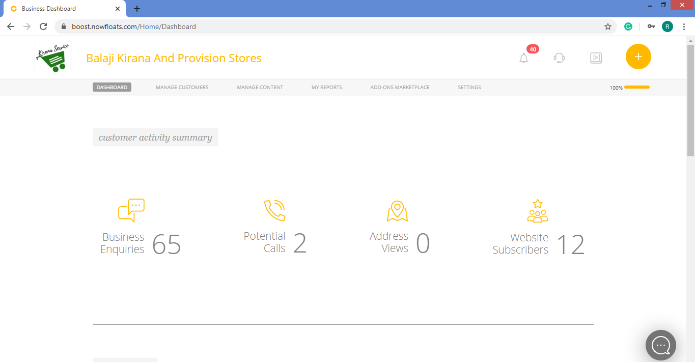 [How To] Post an Update on your Website & Social Platforms using Boost Web – NowFloats
