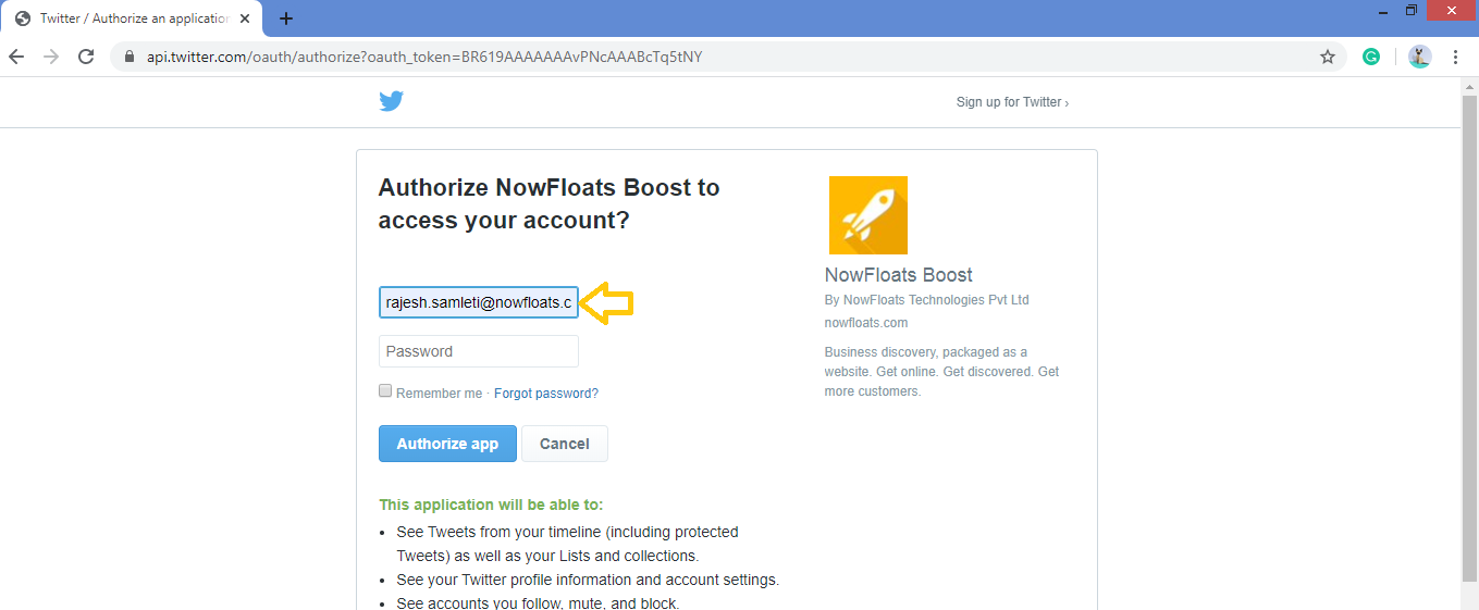 [How To] Sync your Twitter Page with Boost using Boost Web – NowFloats