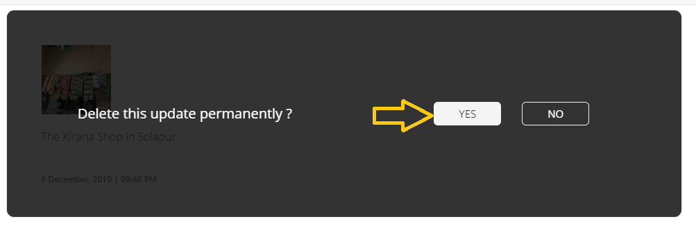 [How To] Delete an Update from the Website using Boost Web – NowFloats