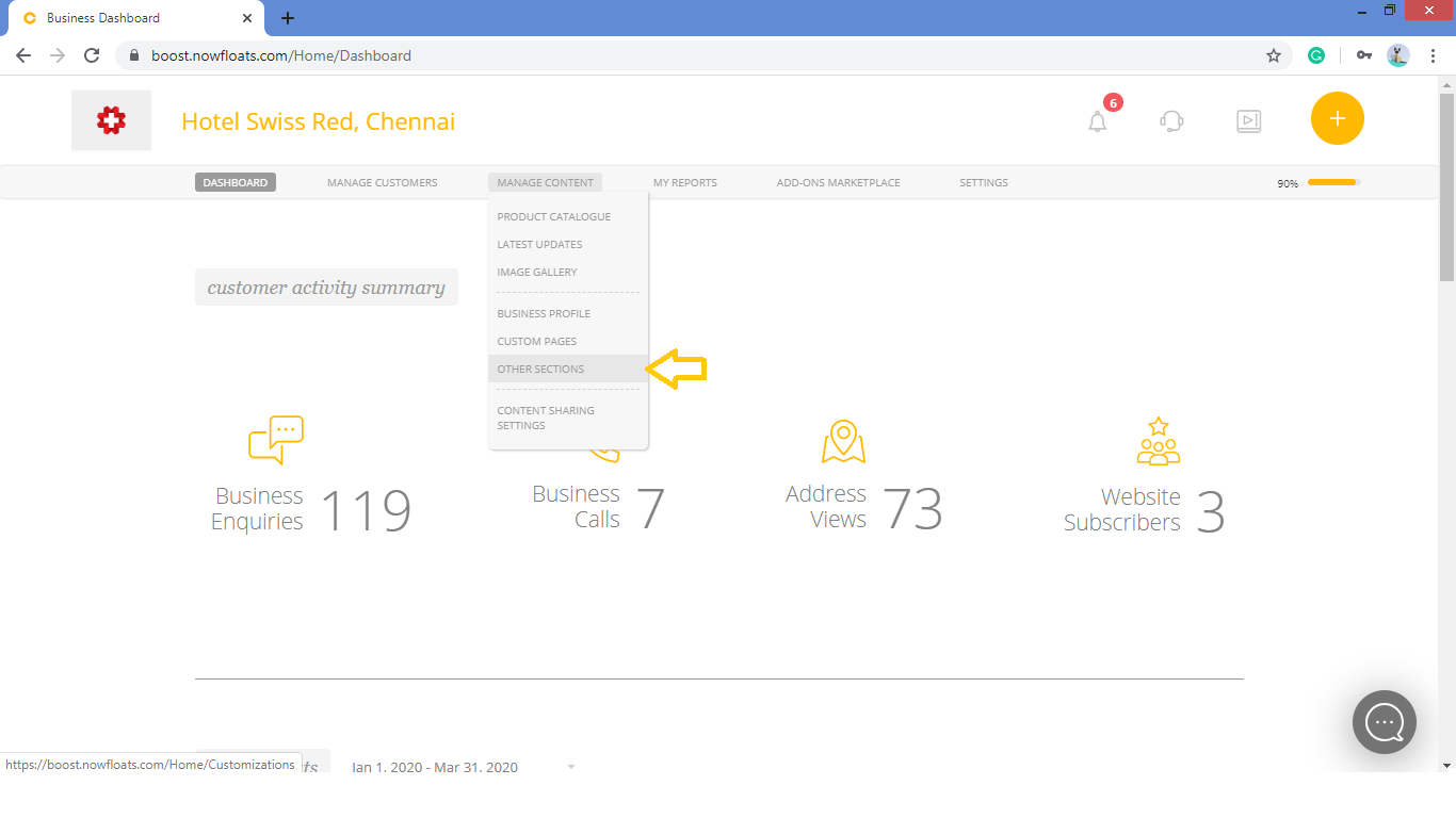 [How To] Add Additional tab on menu bar of your Hotel website using ...