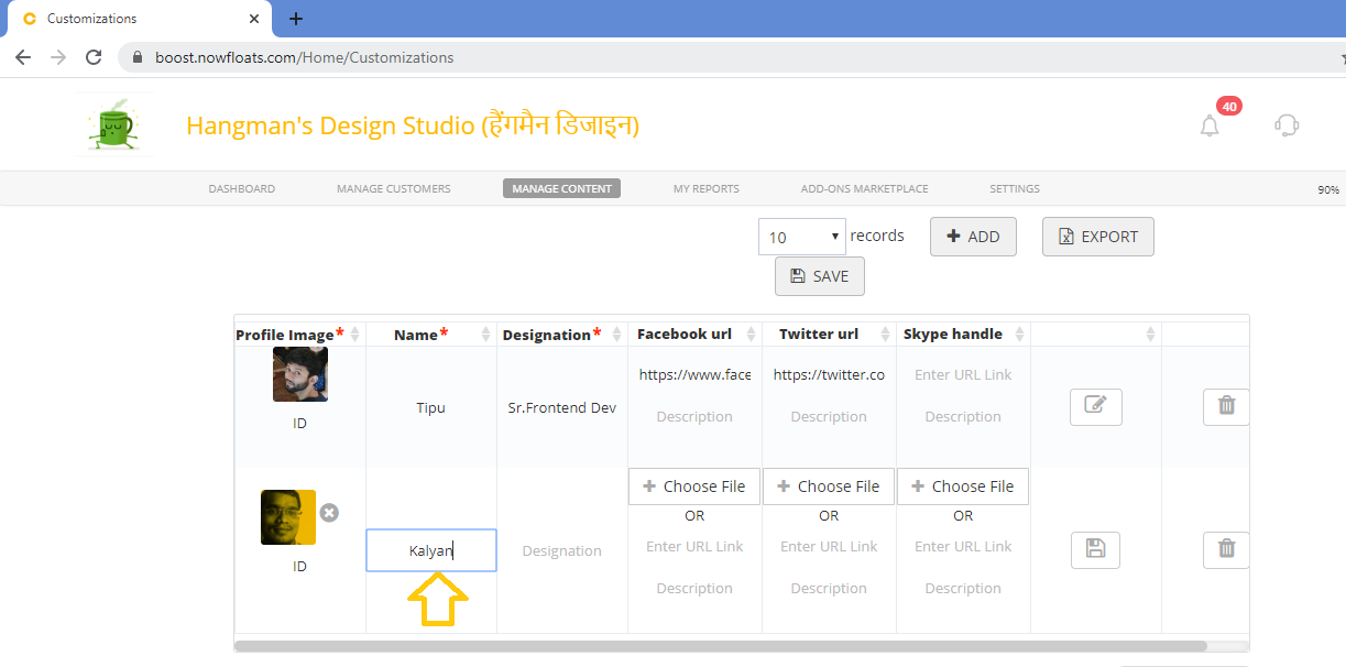 [How To] Add Our Team Section to Manufacturing Website using Boost Web – NowFloats