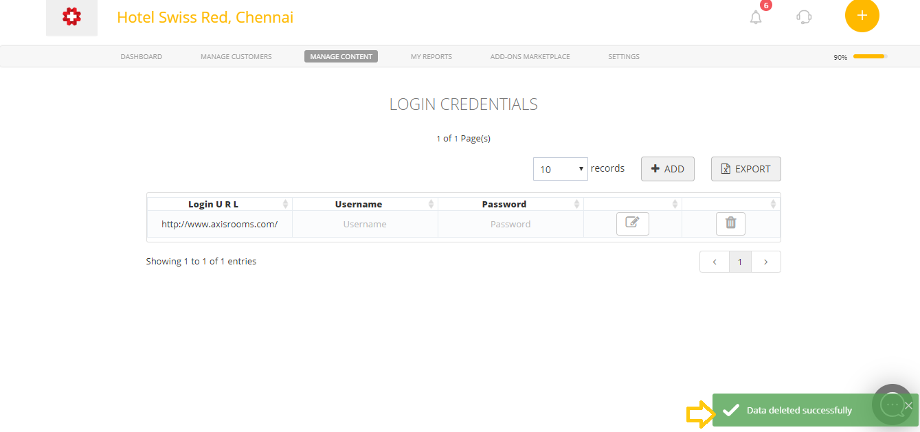 [How To] Delete Login Credentials of the application in Hotels Website ...