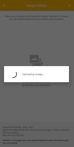 Adding Gallery Images to your website using Boost360 Mobile App – NowFloats