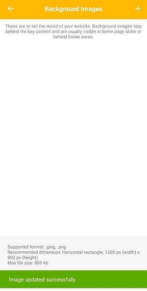 Adding Background Image to your website using Boost360 App. – NowFloats