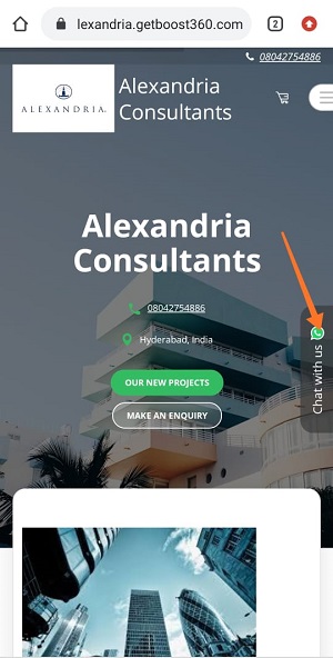 Adding Whats App for Business Chat Widget to website using Boost360 App – NowFloats