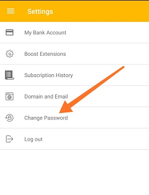 Changing Password of your Boost Account using Boost360 Mobile App ...