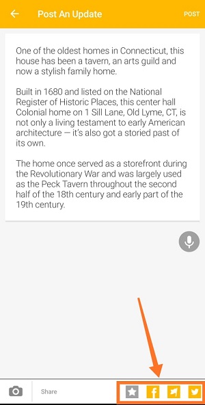 Posting Update on website using Boost360 Mobile App. – NowFloats