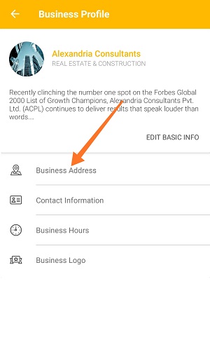 Changing Business Address of your website using Boost360 App. – NowFloats