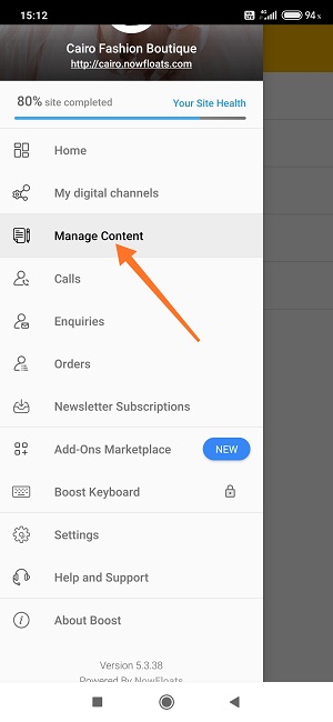 Deleting Product/ Service from your website using Boost360 App – NowFloats