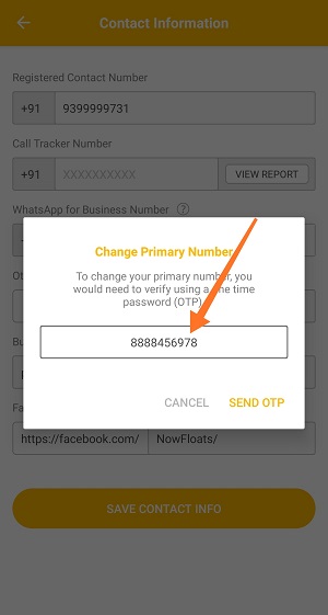 Changing Registered Mobile number of your website in Boost360 App ...